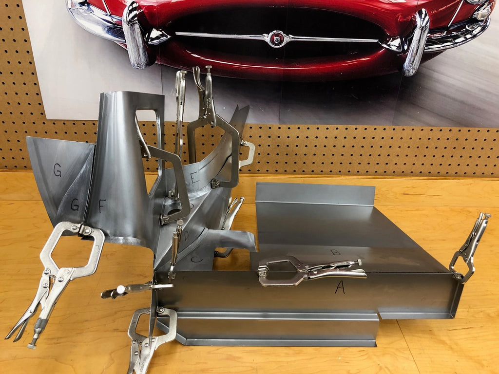 Interior Lower B-Post Gusset - 2+2 - RH – Monocoque Metalworks