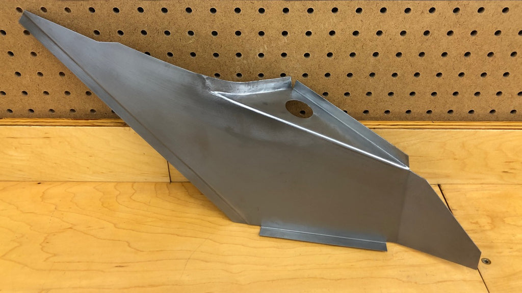 Interior Lower B-Post Gusset - 2+2 - LH – Monocoque Metalworks